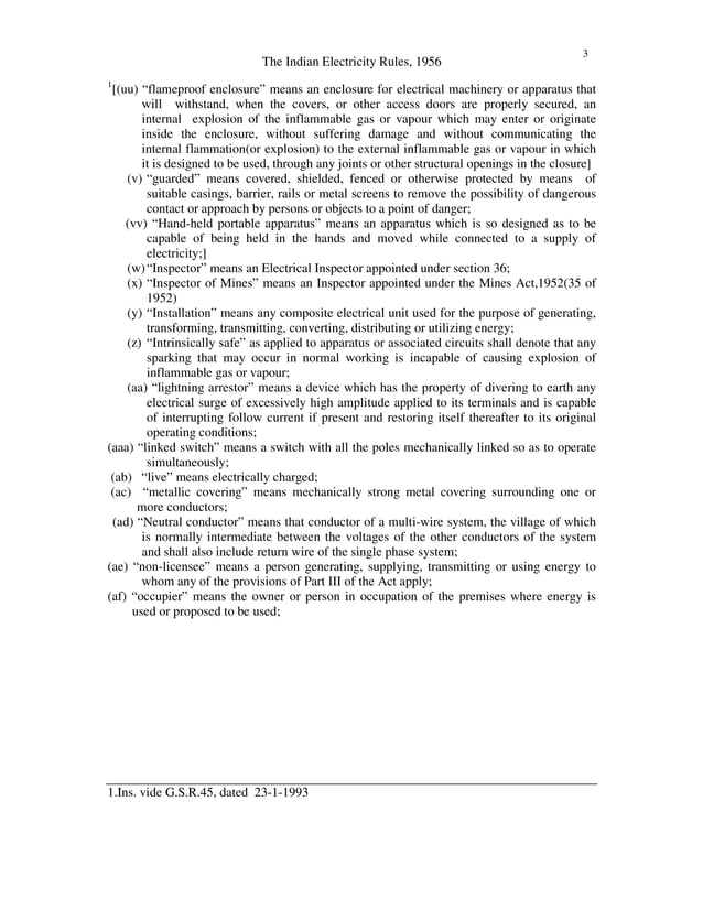Indian electricity IE RULES 1956.pdf | Power and Energy Industry ...
