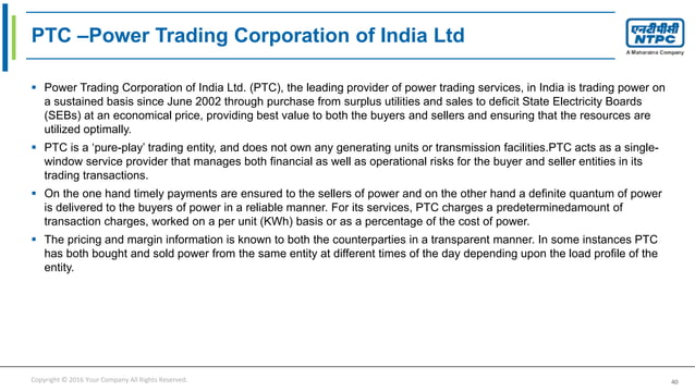 Indian electricity market and power exchanges | PPTX | Power and Energy ...