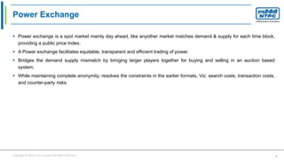 Indian electricity market and power exchanges | PPTX