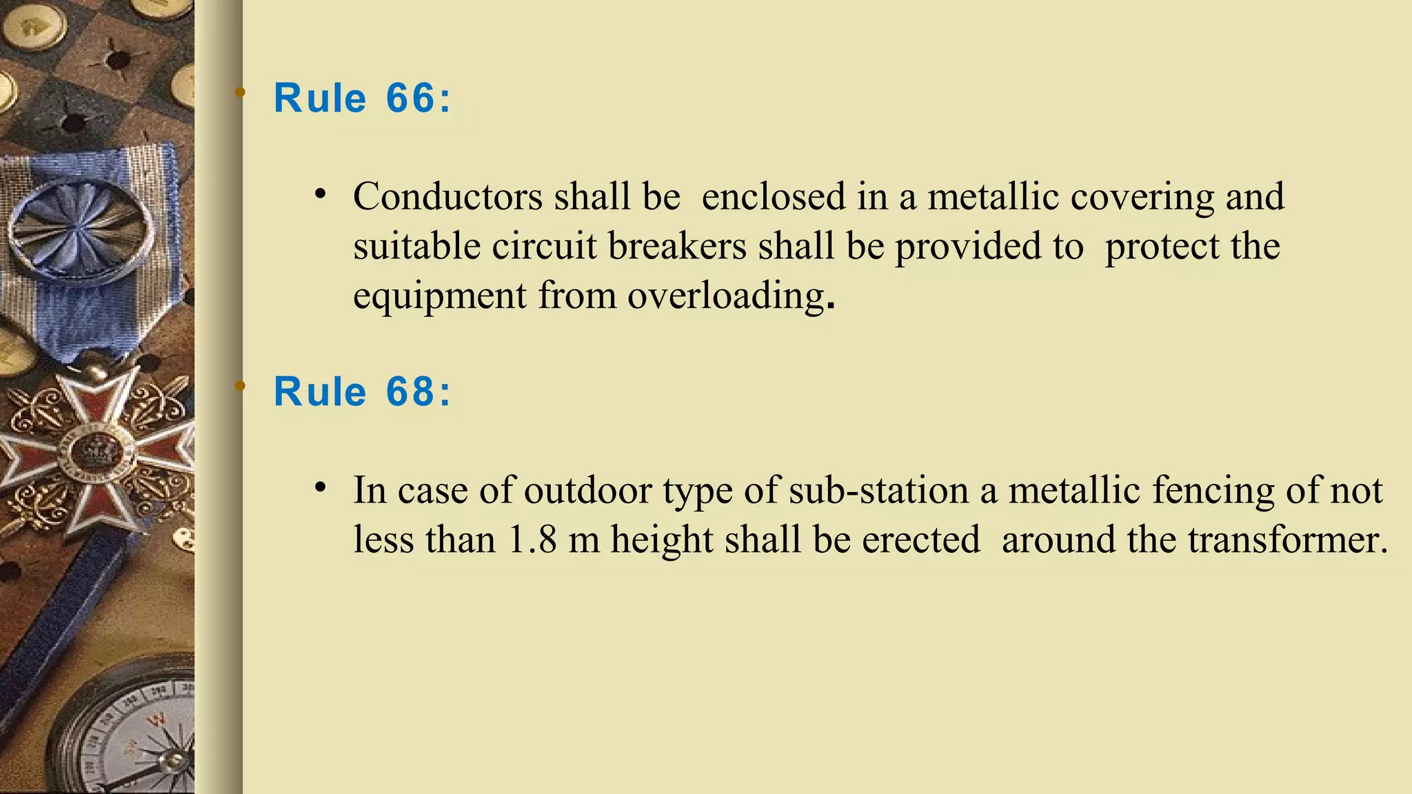Indian electricity rules | PPT