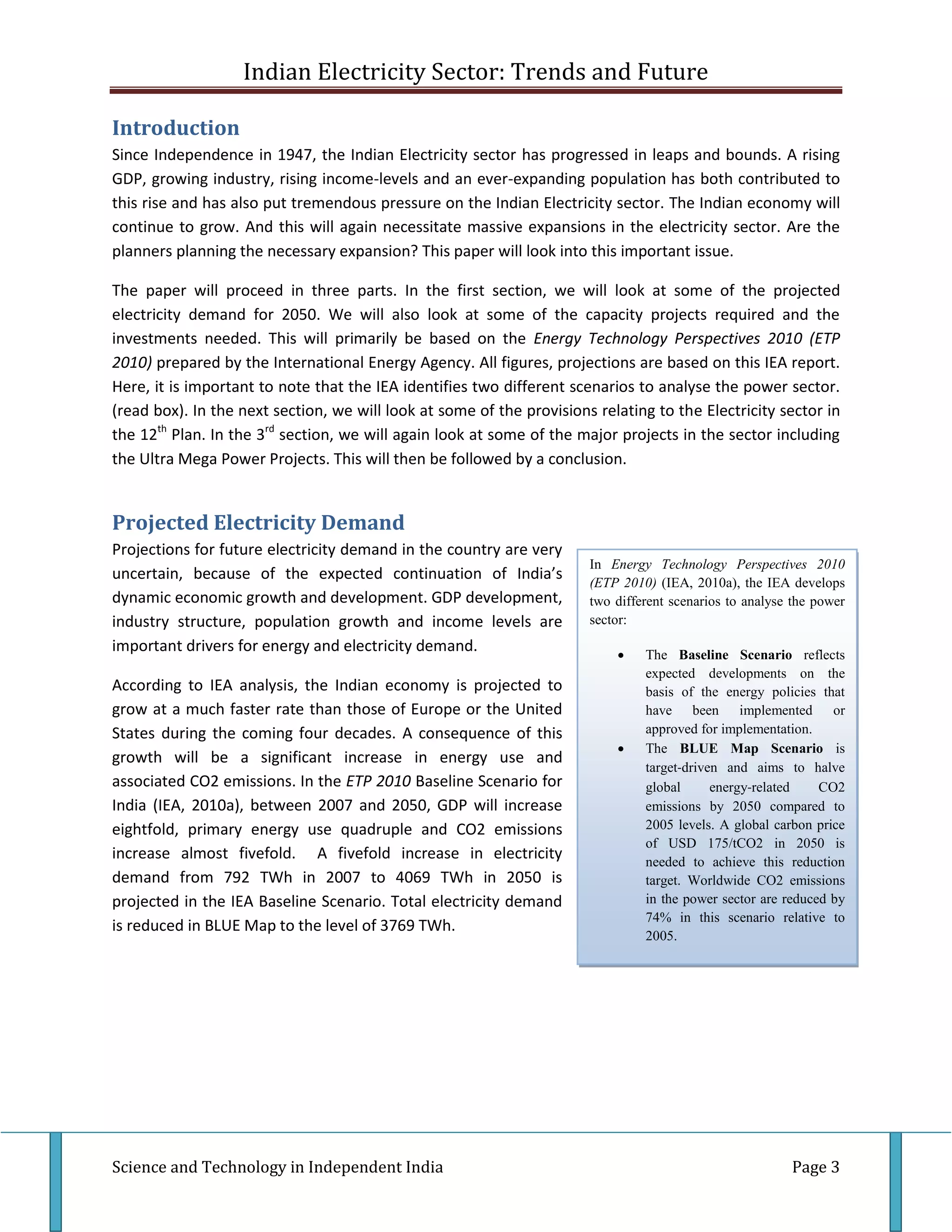 Indian electricity sector | PDF