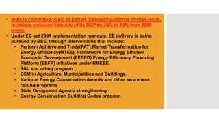 Indian energy efficiency scene..a macro perspective. | PPTX
