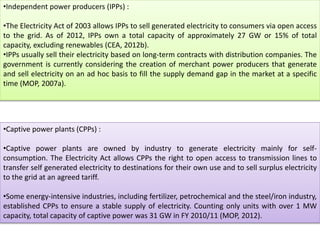 Indian energy scenario by saikat ghosh | PPT
