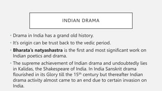 Indian English drama.pptx post- independence period | PPTX
