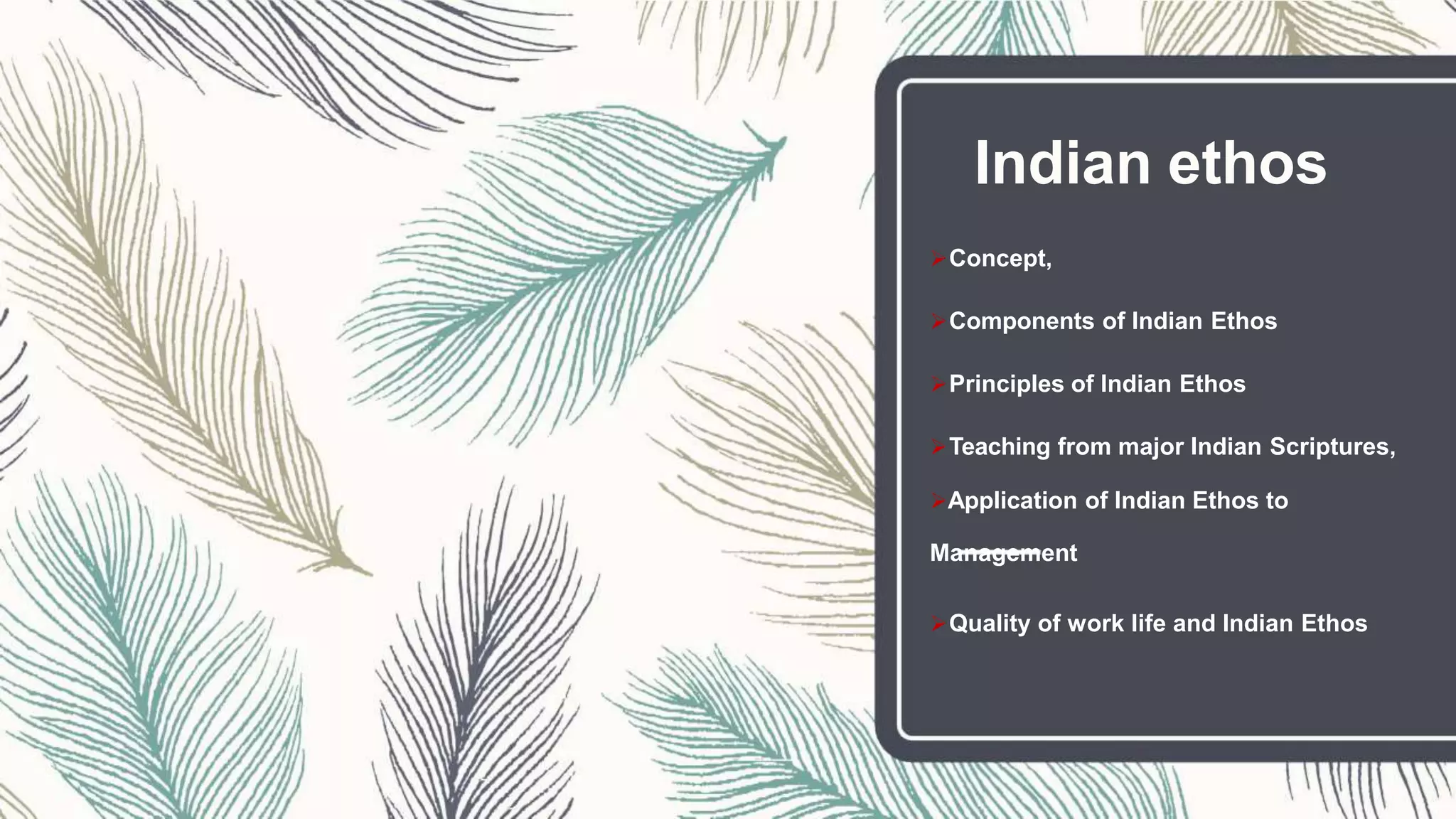 Indian ethos from Vedanta in Business | PPTX