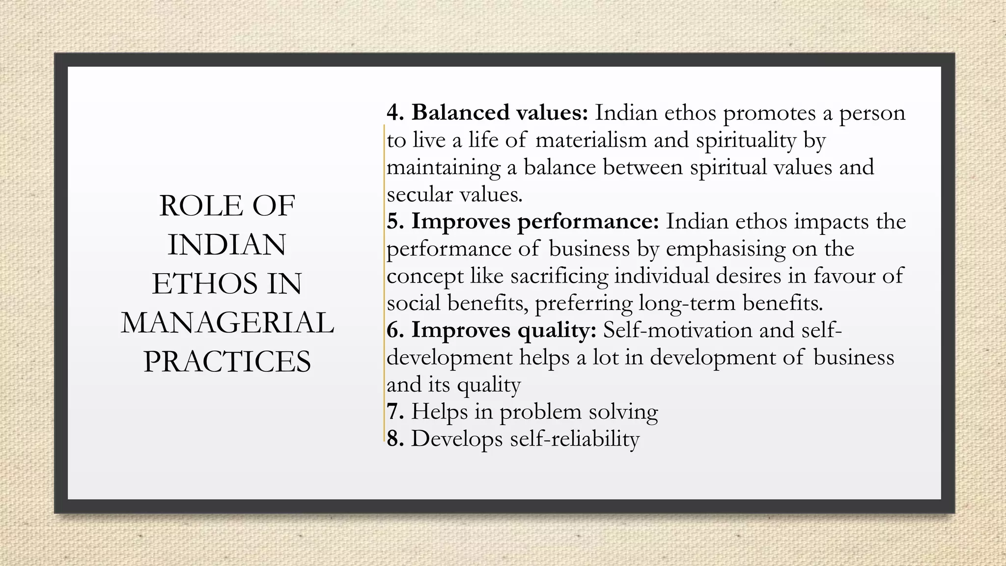 Indian ethos | PPTX