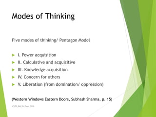 Indian Culture & Ethos for Economics, Commerce and Management | PPTX