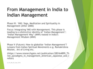 Indian Culture & Ethos for Economics, Commerce and Management | PPT