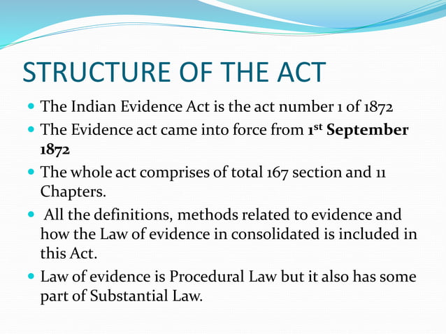 Indian evidence act,1872 | PPTX