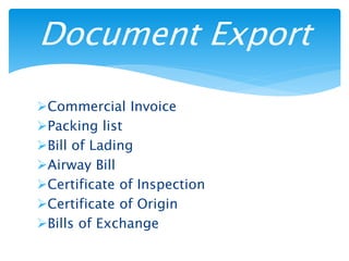 Indian export | PPTX