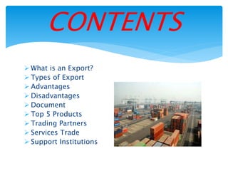 Indian export | PPT
