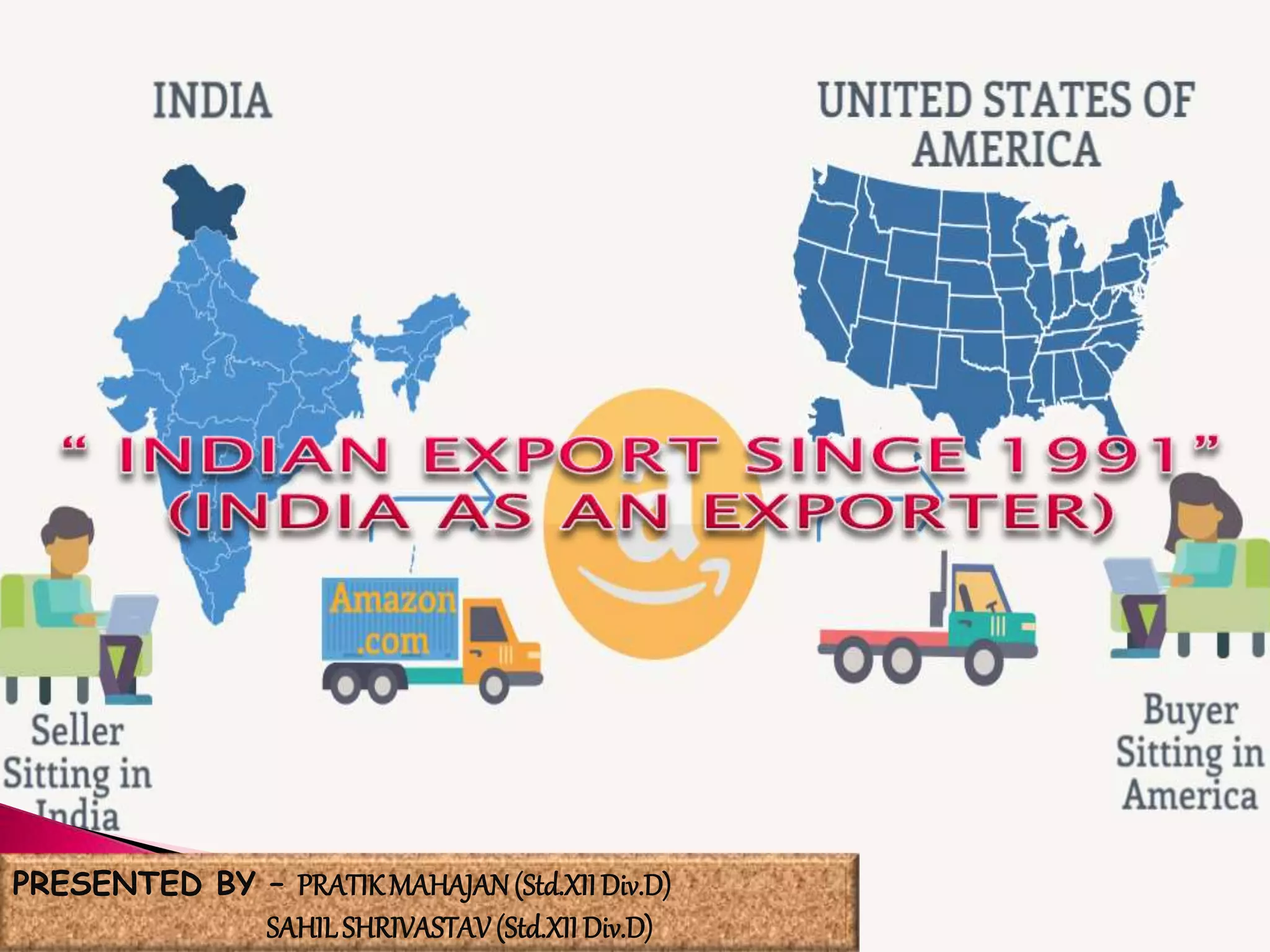 INDIAN EXPORT SINCE 1991 (Sahil & Pratik).pptx