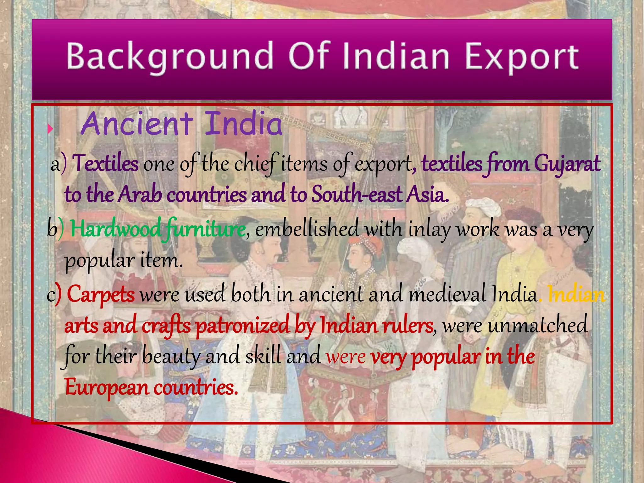 INDIAN EXPORT SINCE 1991 (Sahil & Pratik).pptx