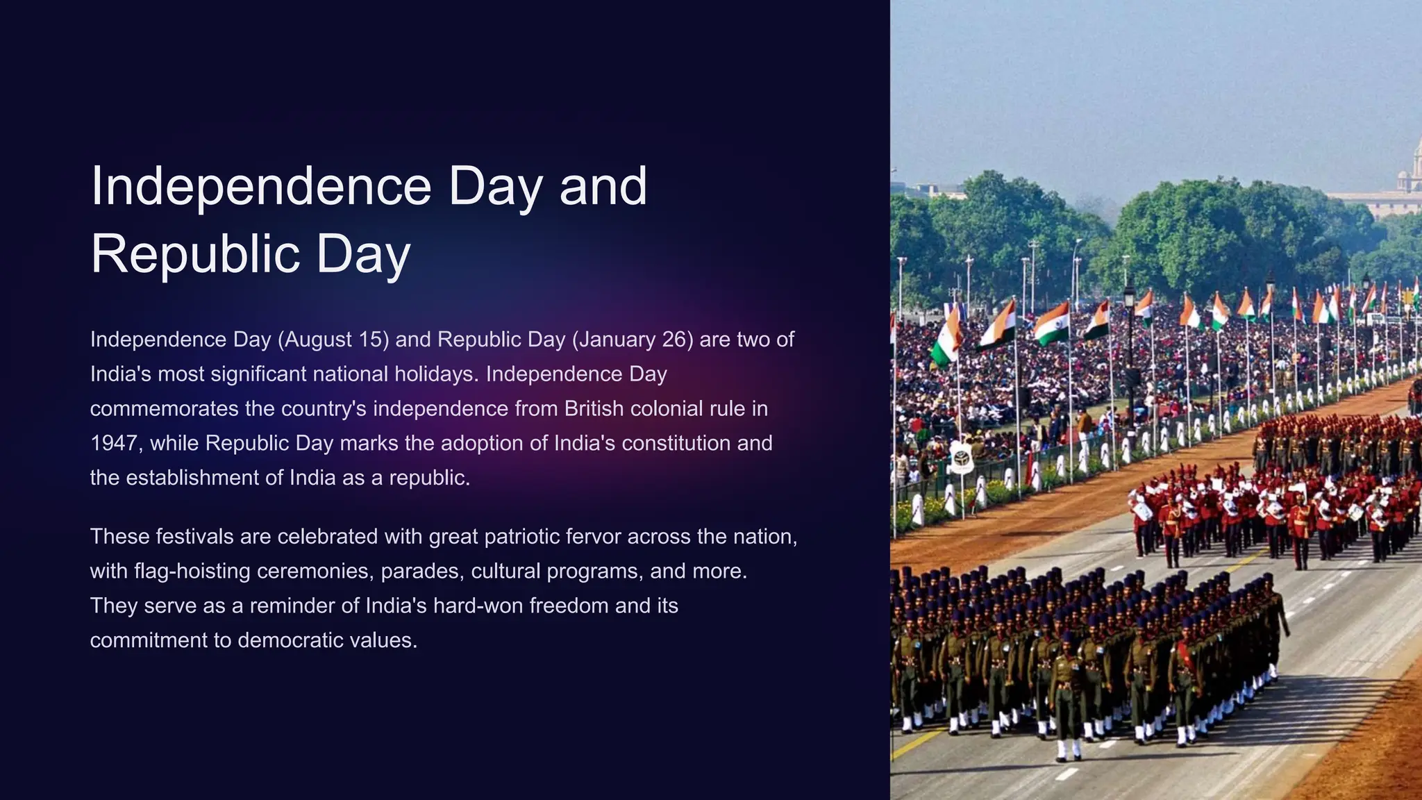 INDIAN FESTIVALS; Introduction, Types of festivals, Few festivals ...