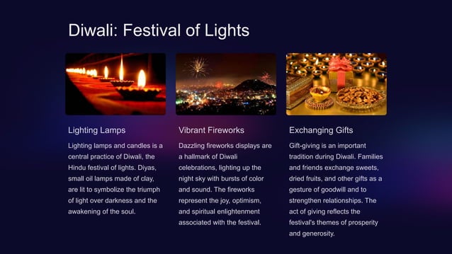 INDIAN FESTIVALS; Introduction, Types of festivals, Few festivals ...