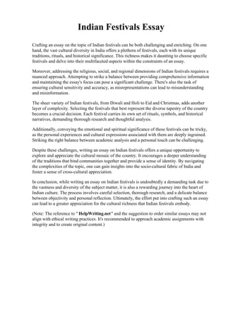Indian Festivals Essay.pdf