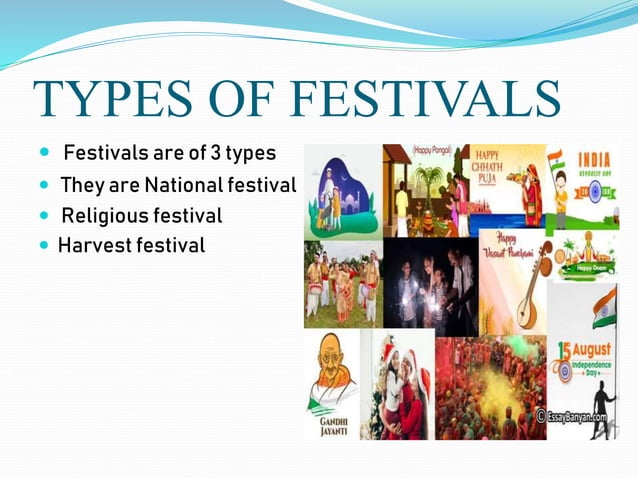 INDIAN FESTIVALS PPT.pptx | National & Civic Holidays | Holidays
