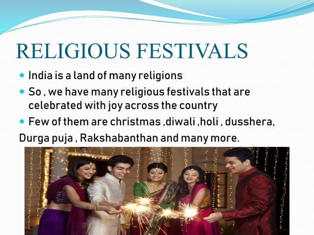 INDIAN FESTIVALS PPT.pptx | National & Civic Holidays | Holidays