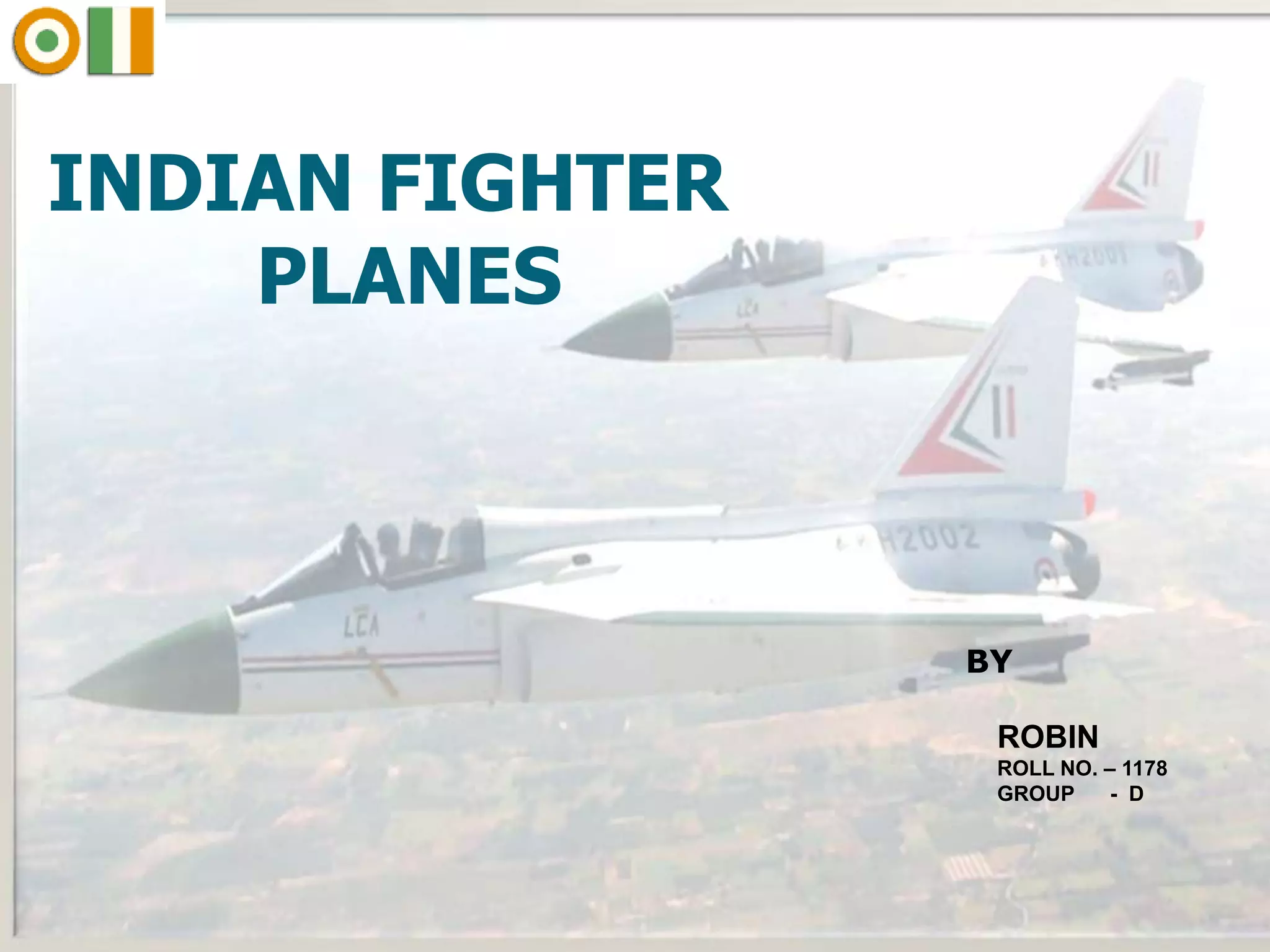 Indian fighter plane | PPTX