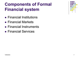 Indian Financial system and overview of financial markets | PPT