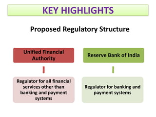 Indian financial code an overview | PPTX