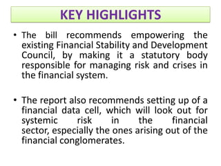 Indian financial code an overview | PPTX