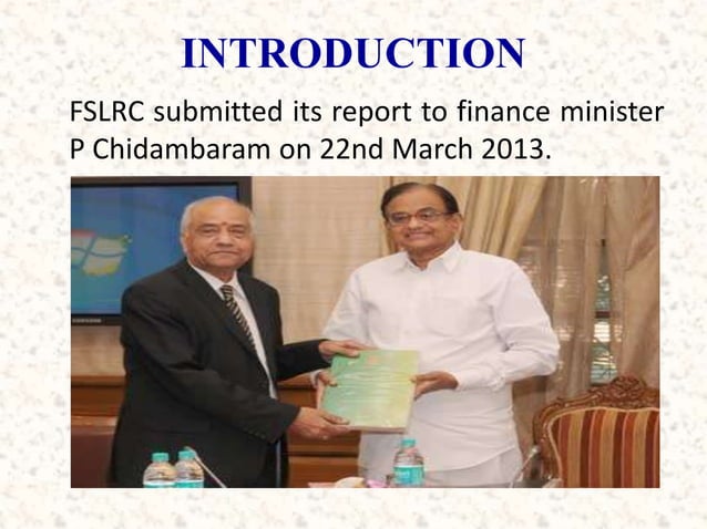 Indian financial code an overview | PPTX