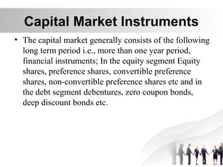 Indian financial instruments | PPT