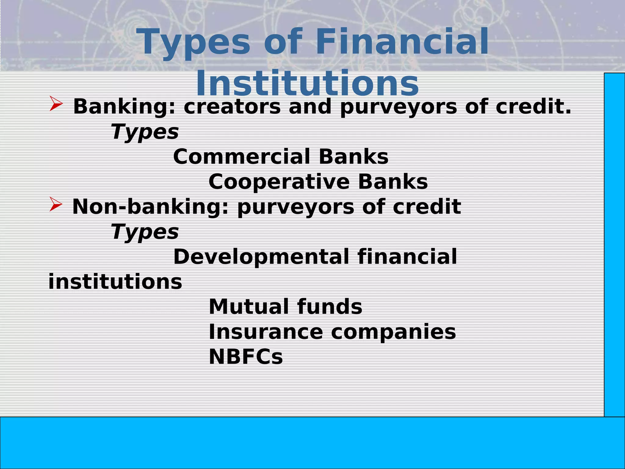 Indian financial system | PPT | Business Accounting & Finance | Business