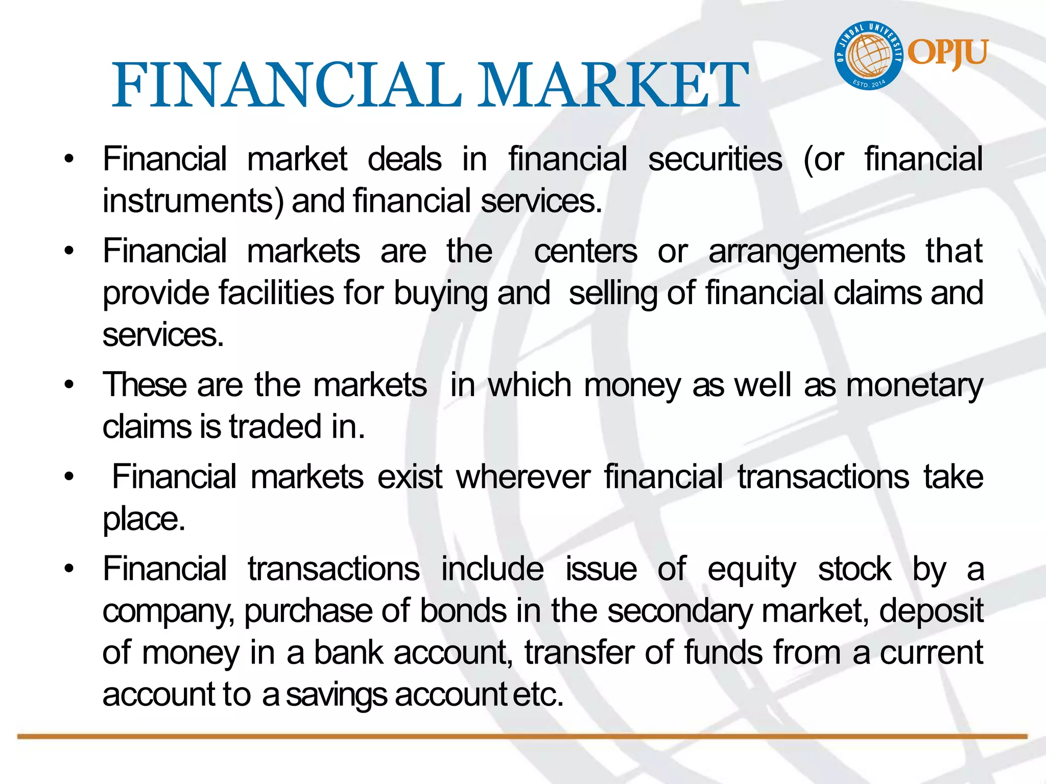 Indian financial system | PPTX