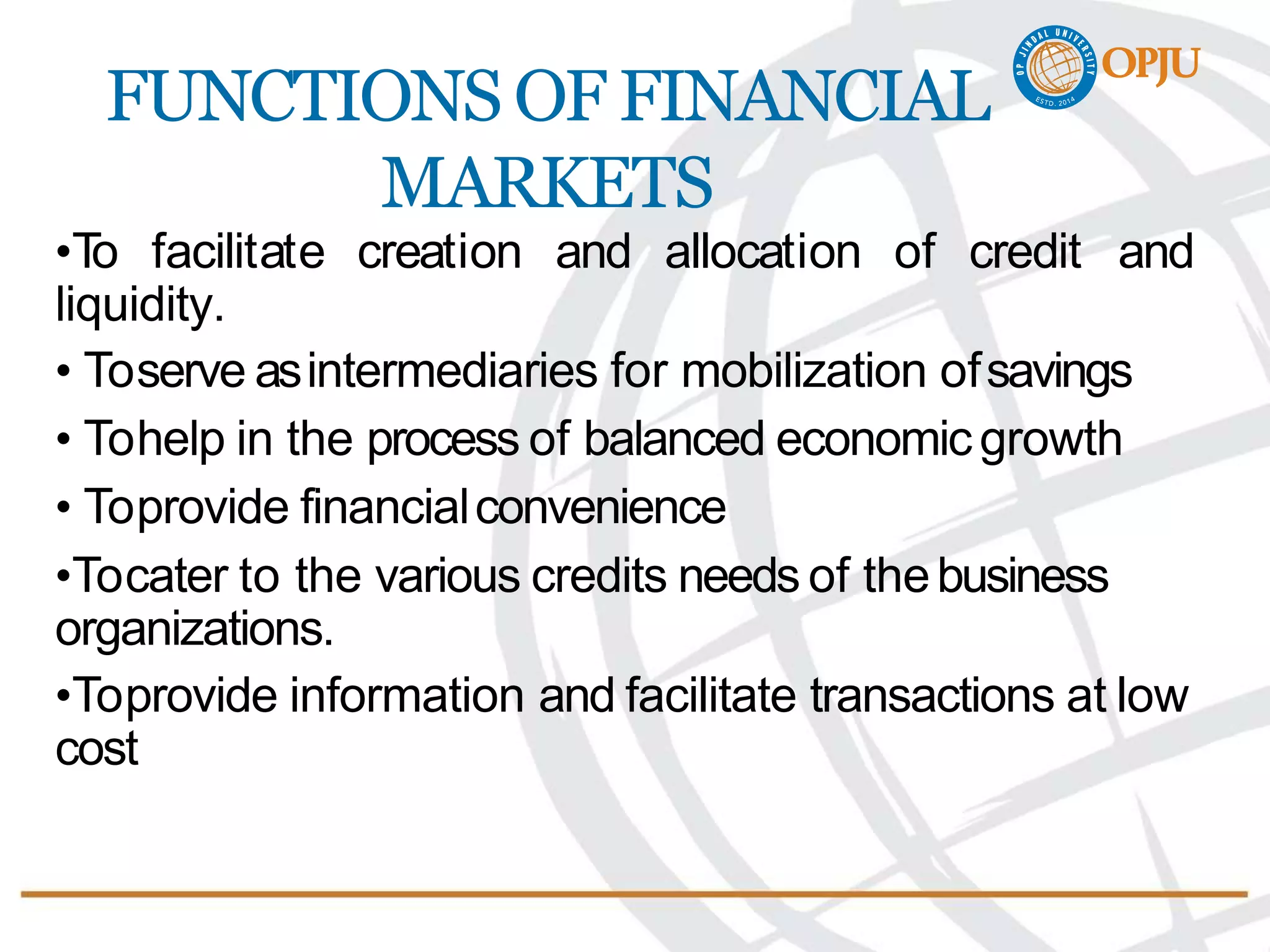 Indian financial system | PPTX