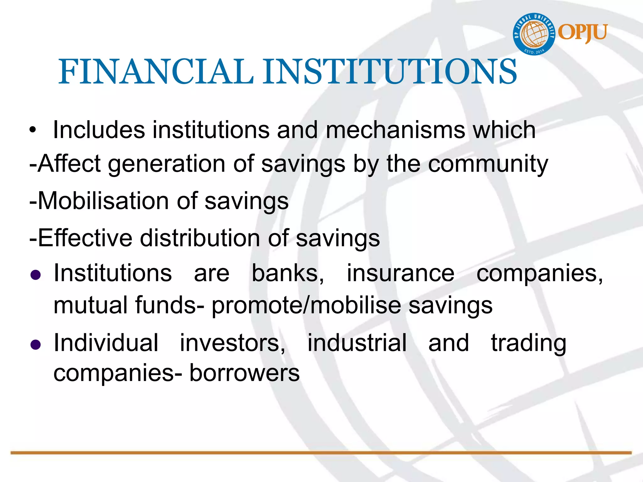 Indian financial system | PPTX