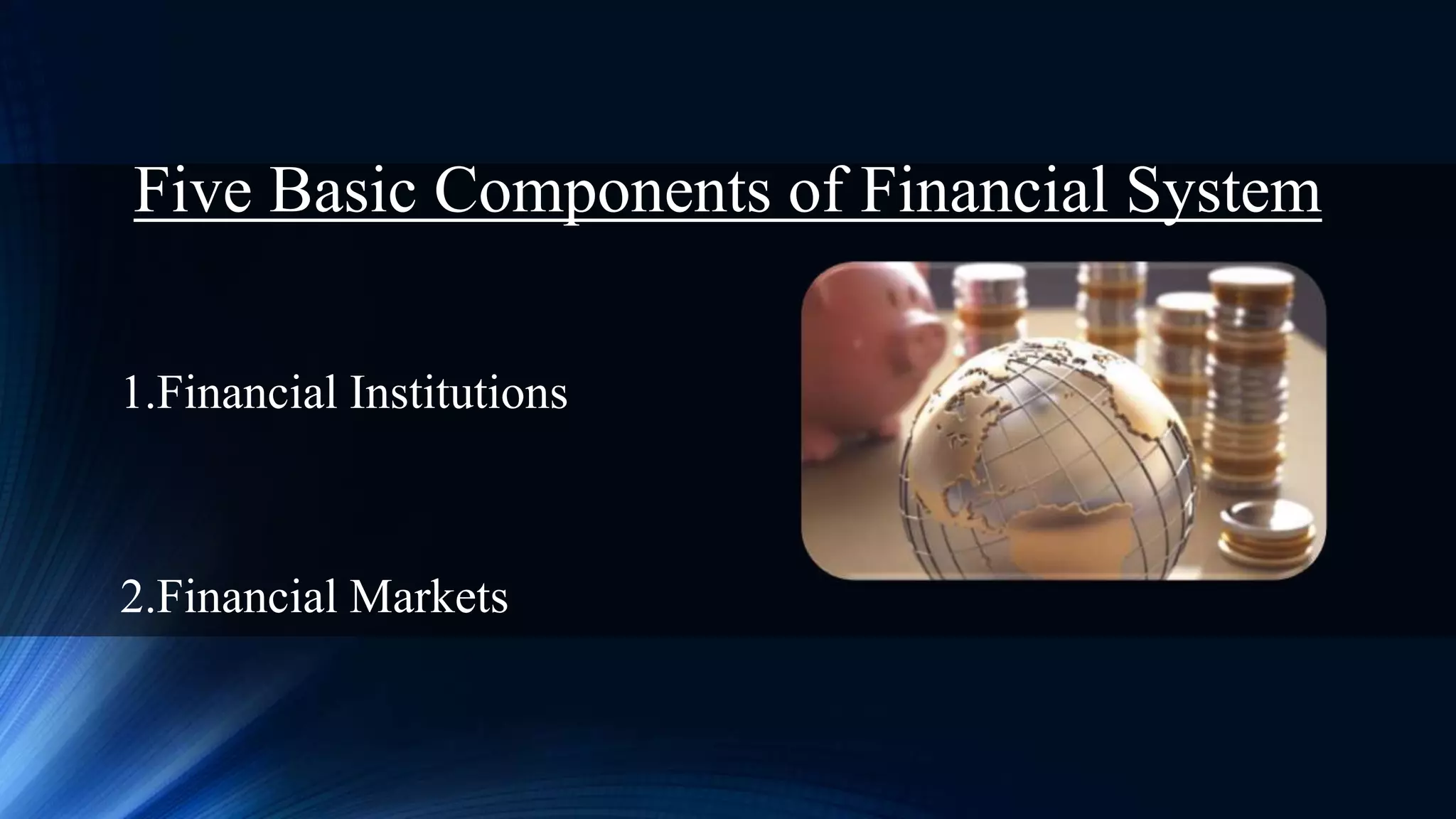 Indian financial system | PPT