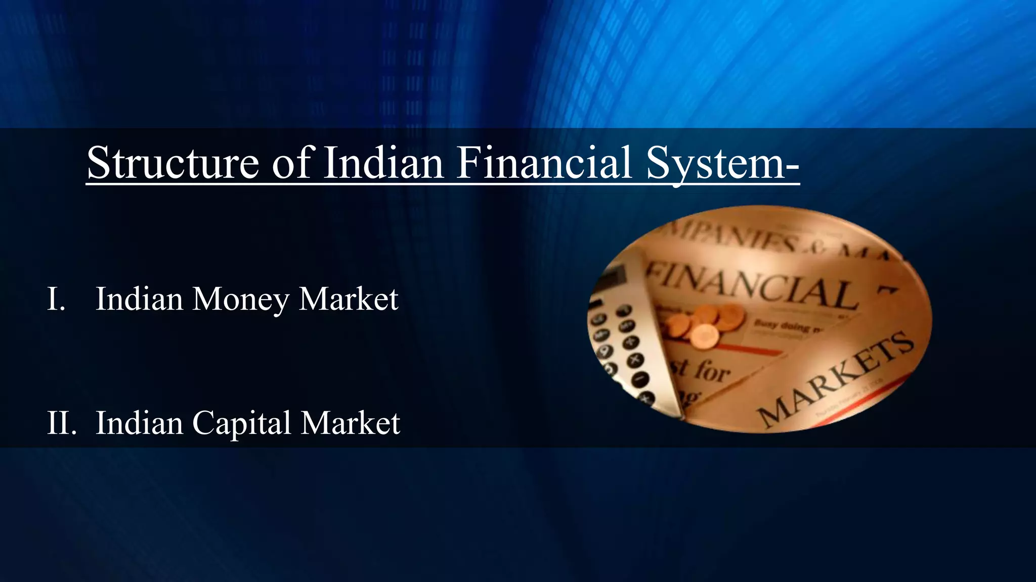 Indian financial system | PPT