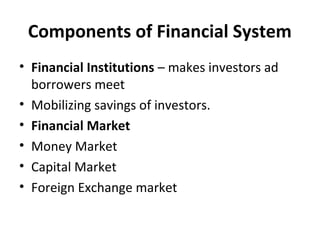 Indian financial system(alok singh kanpur) | PPT