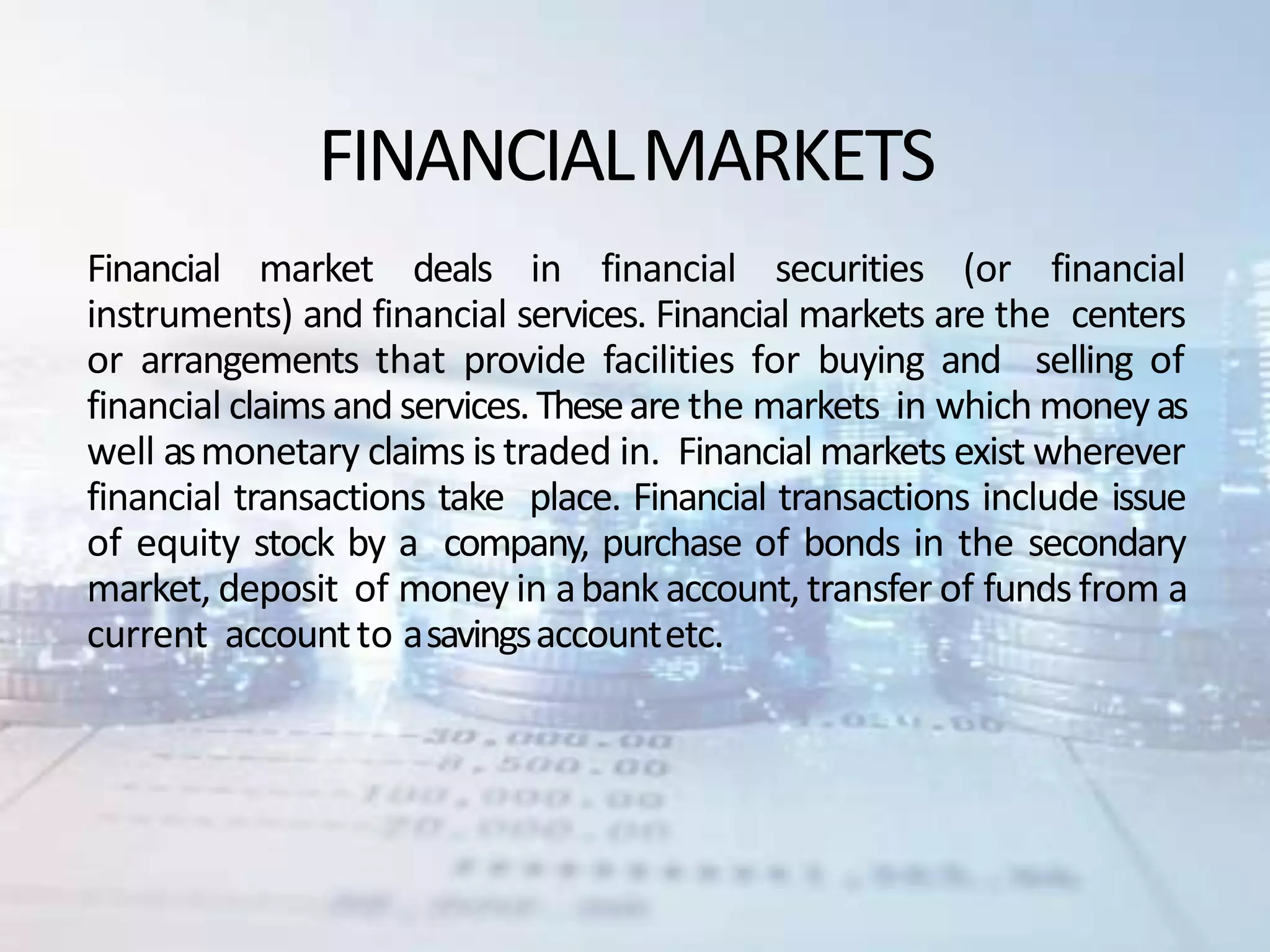 Indian financial system and role of financial institutions | PPTX ...