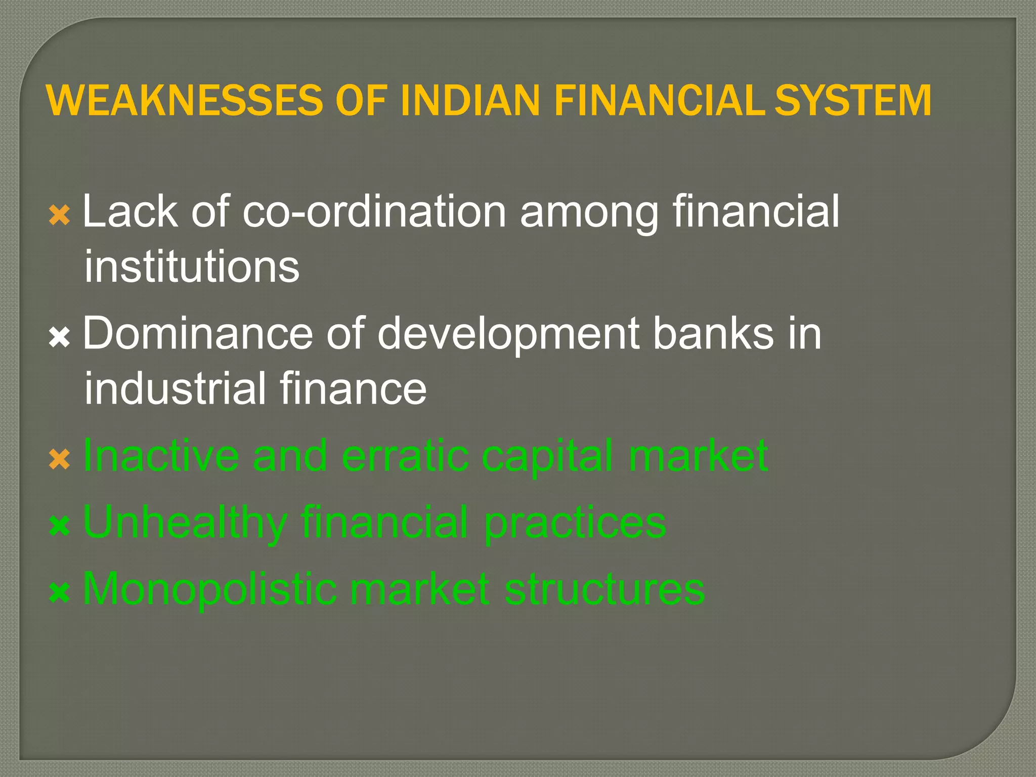 Indian financial system ppt | PPTX