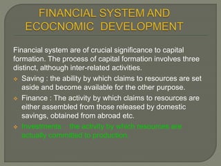 Indian financial system ppt | PPTX