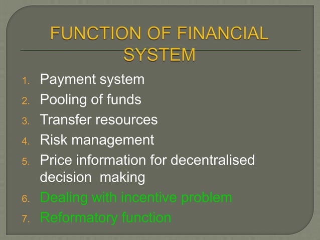 Indian financial system ppt | PPTX