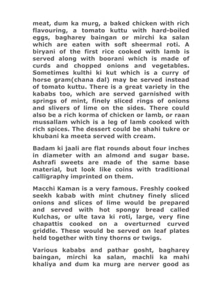Indian food cuisine | PDF