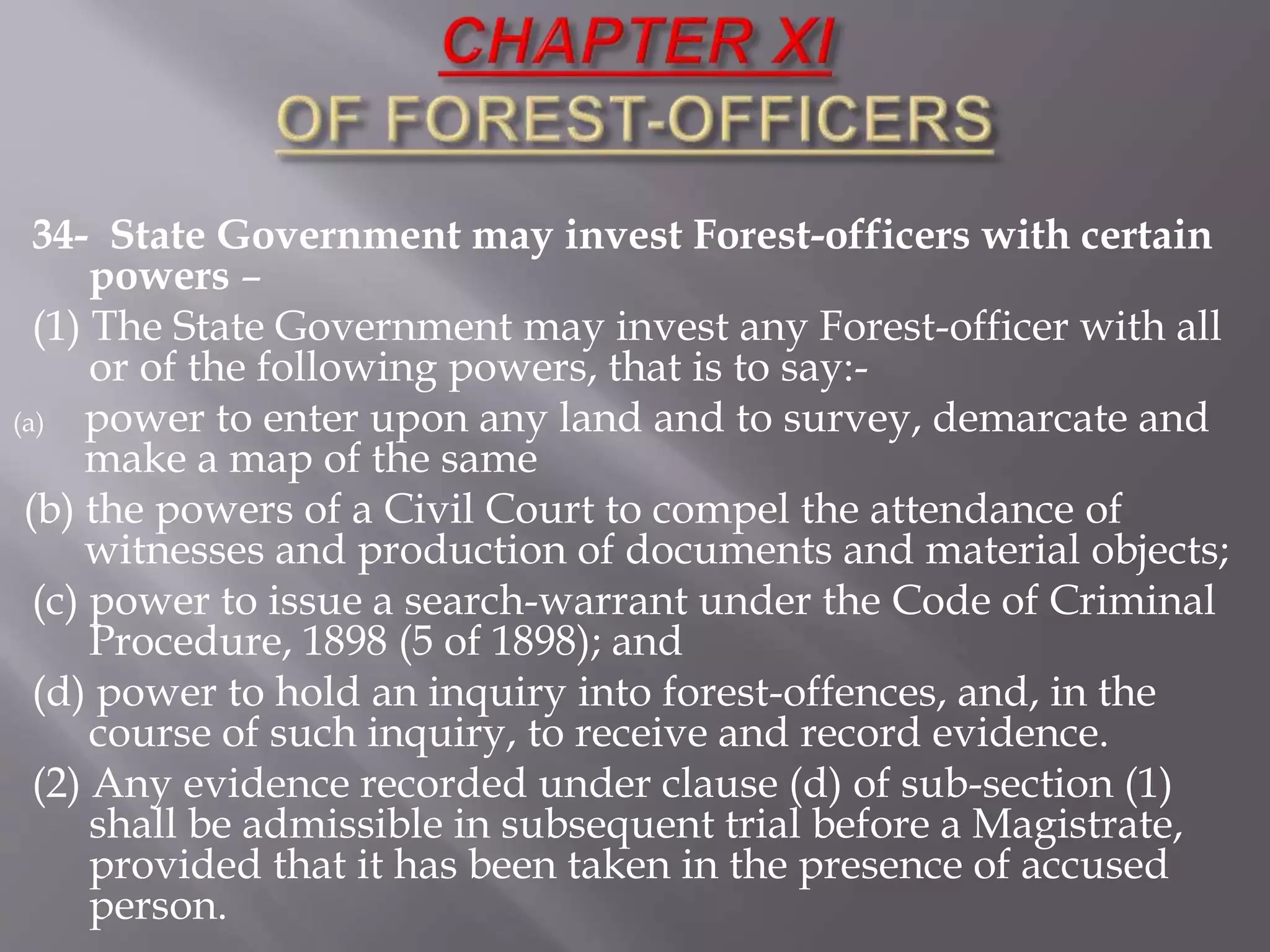 Indian forest act 1927 | PPTX