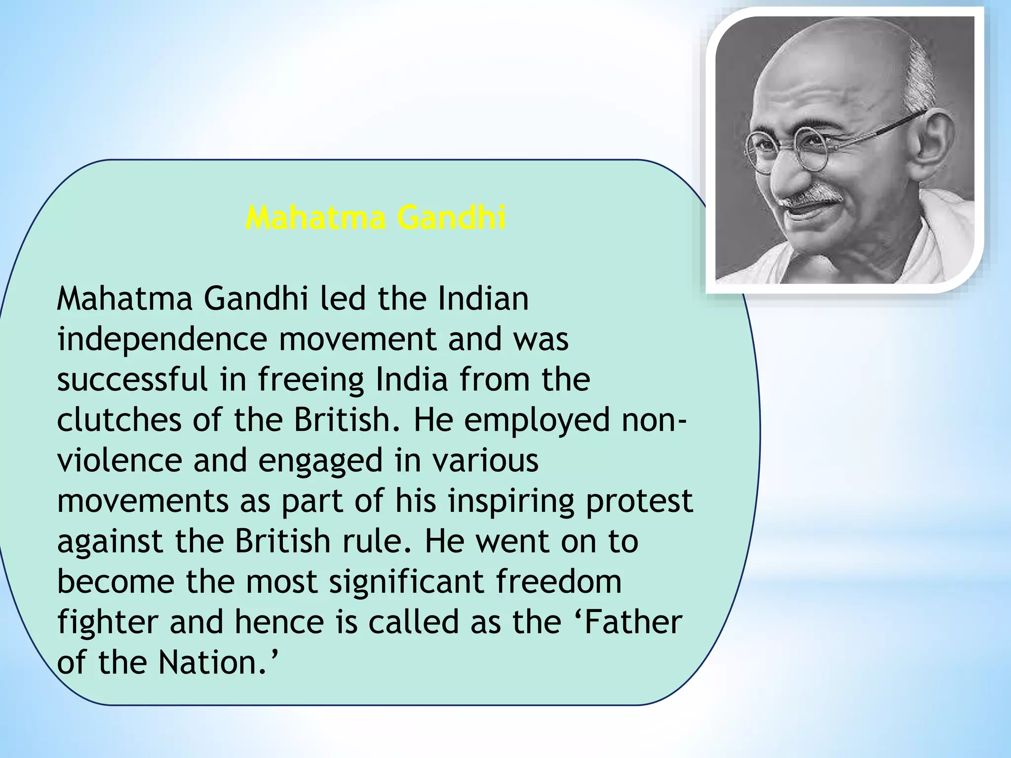 Indian freedom fighters | PPTX