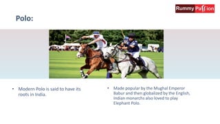 Indian games that have survived through centuries! | PPTX
