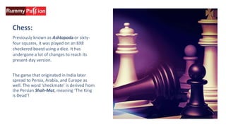 Indian games that have survived through centuries! | PPT