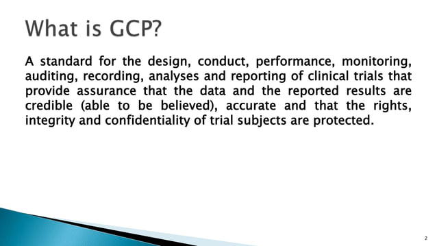 Indian gcp guidelines[647] | PPTX | Pharmaceutical Industry | Industries