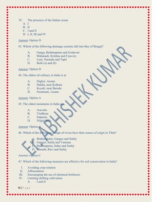 Indian geography | PDF