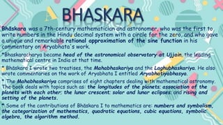 Indian great mathematician | PPT
