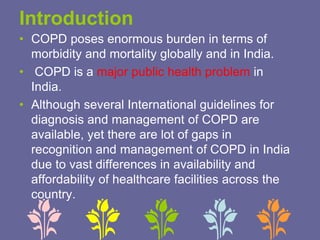 Indian guidelines for COPD | PPTX