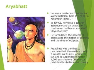 Indian Gurus of ancient india and their Impact | PPTX