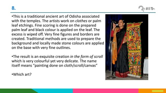 Indian Heritage Art & Culture Quiz | 2021 | PPTX | Hinduism | Religion ...